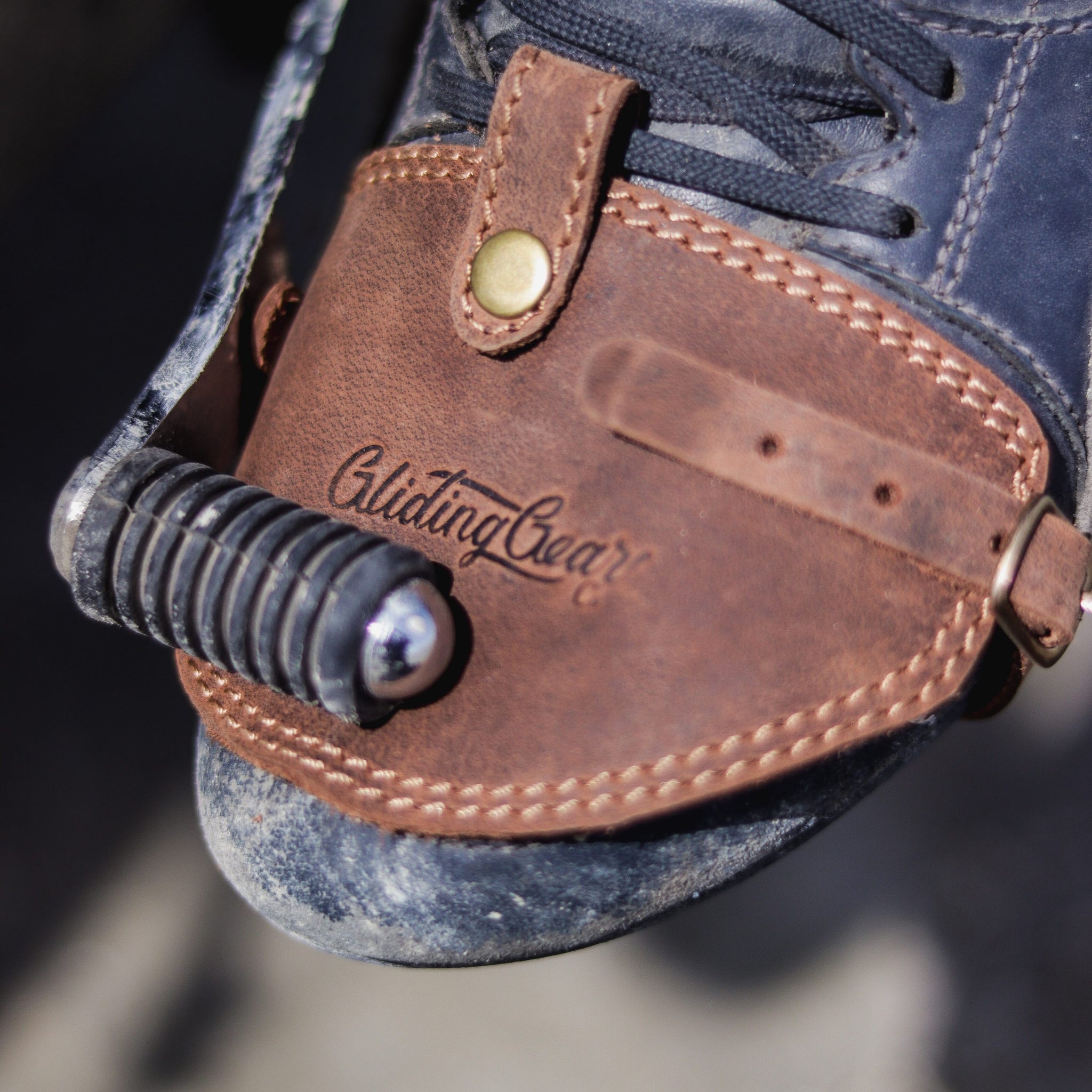 Buy Stylish GlidingGear's Tobacco Brown Leather Shoe Protector ...