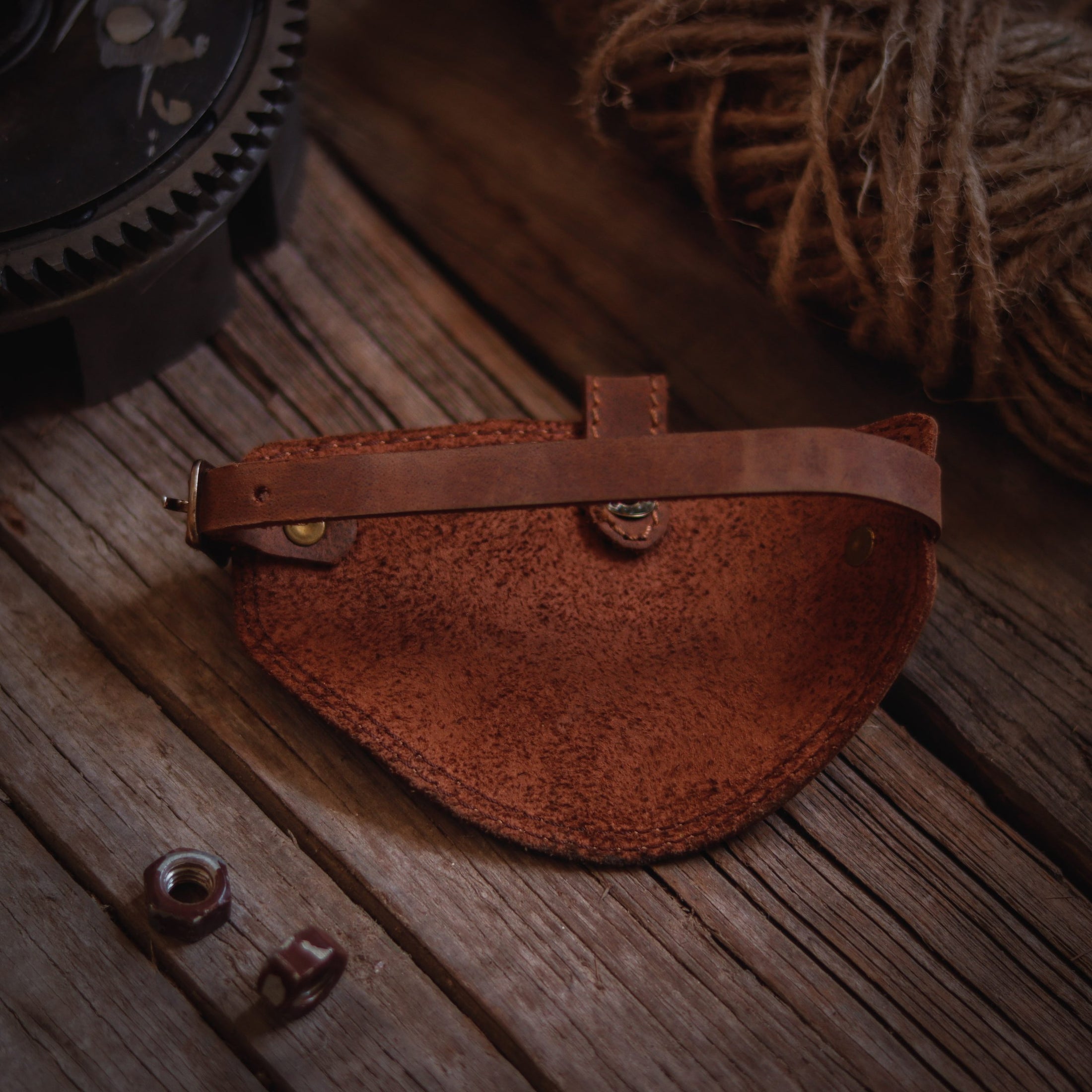 Buy Stylish GlidingGear's Tobacco Brown Leather Shoe Protector ...